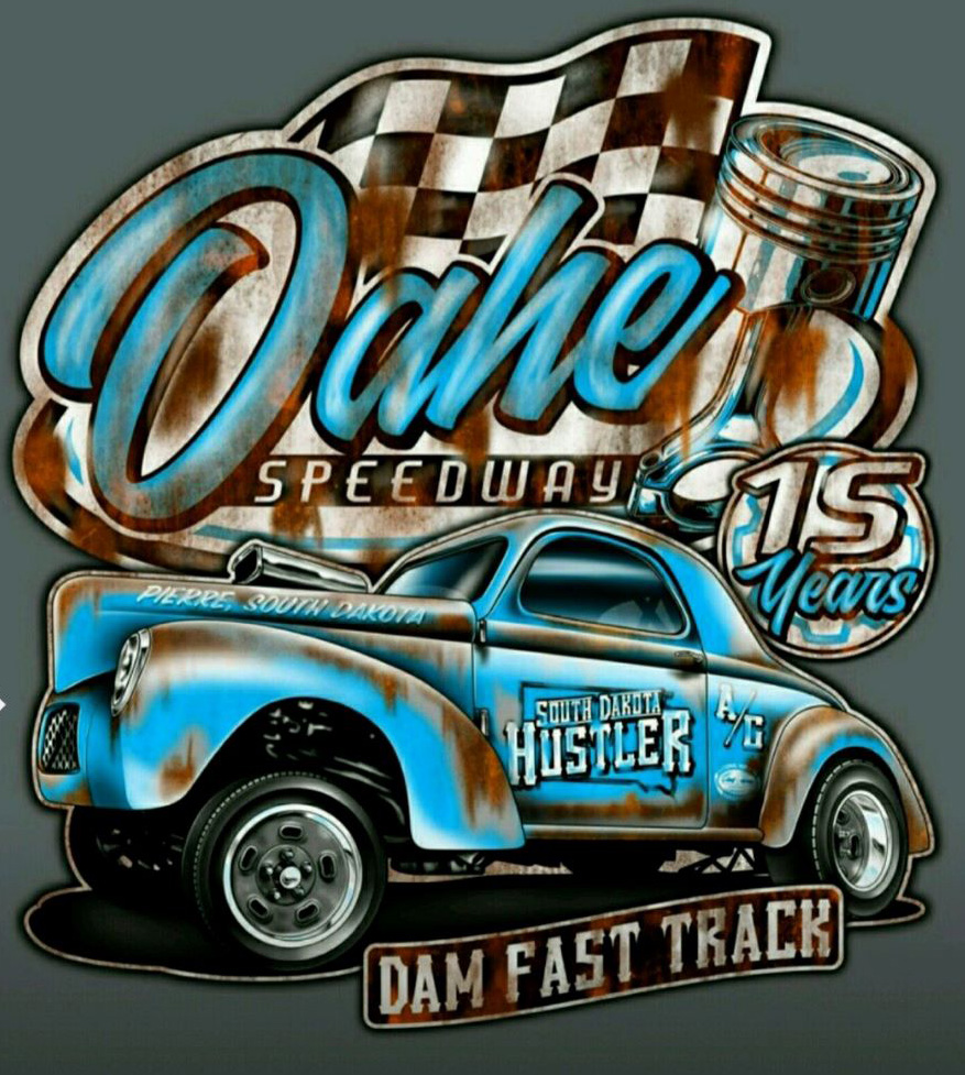 Oahe Speedway 15th Anniversary Logo Unveiled - Oahe Speedway